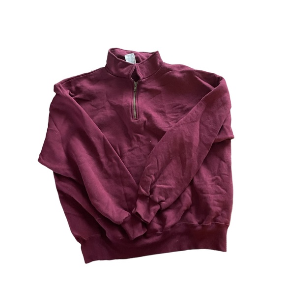 Jerzees | Sweaters | Vintage Half Zip Sweater | Poshmark